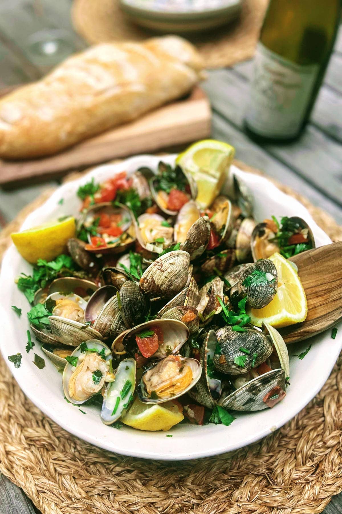 Simple Steamed Clams in Spicy Chile Butter - Dining Alfresco